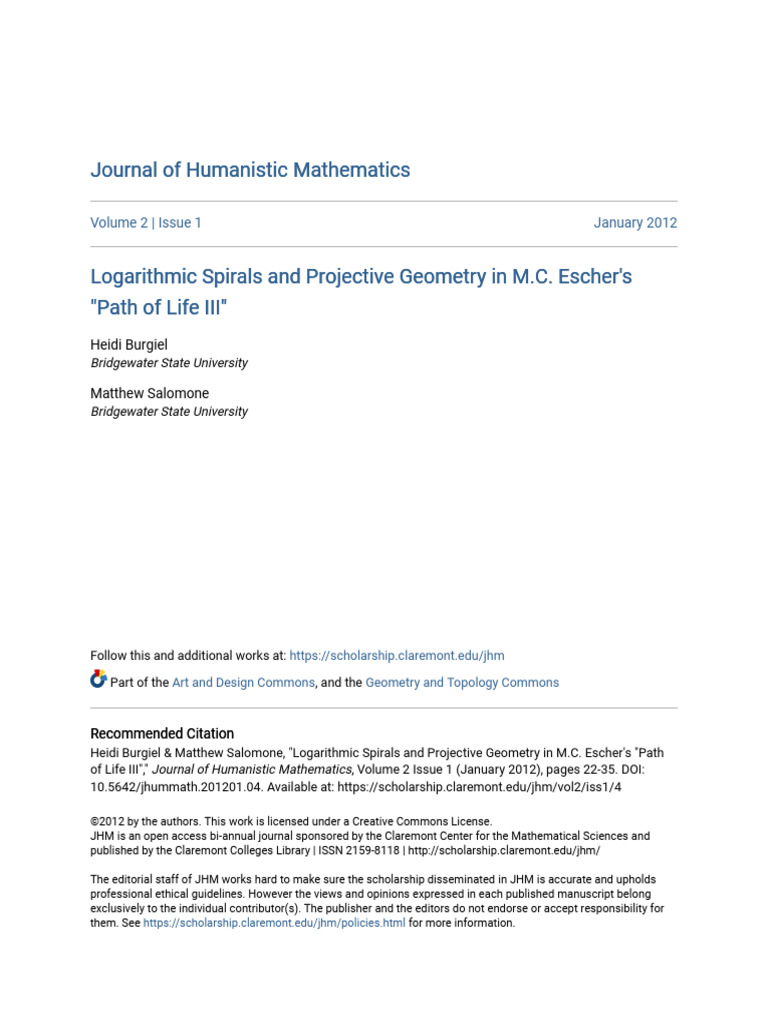 The Geometry of Path of Life III | PDF | Complex Number | Logarithm