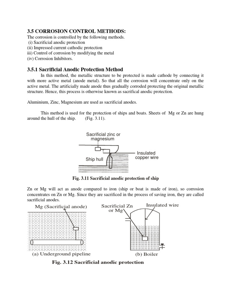 Corrosion Control Methods | PDF | Corrosion | Anode