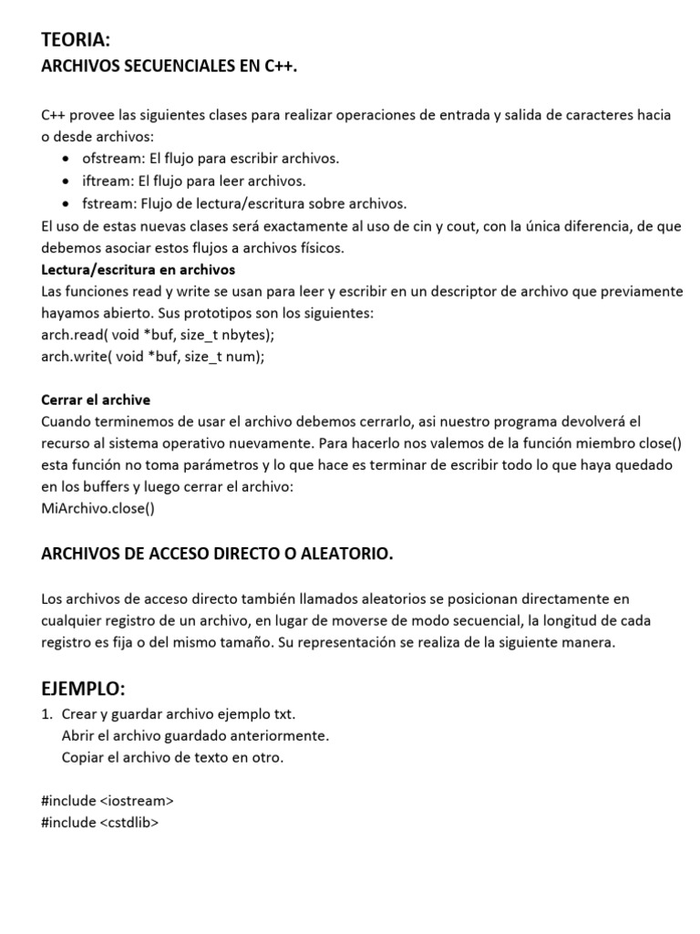 Lab.12 | PDF | C ++ | Archivo de computadora