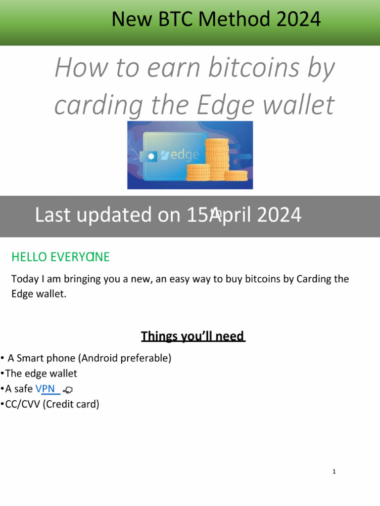 Carding Bitcoins in 2024.pdf - 20240427 - 082827 - 0000 | PDF