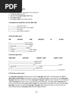 Present Simple Vs Present Continuous-5.razred | PDF