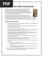 Autoclave Maintenance Log Sheet | PDF