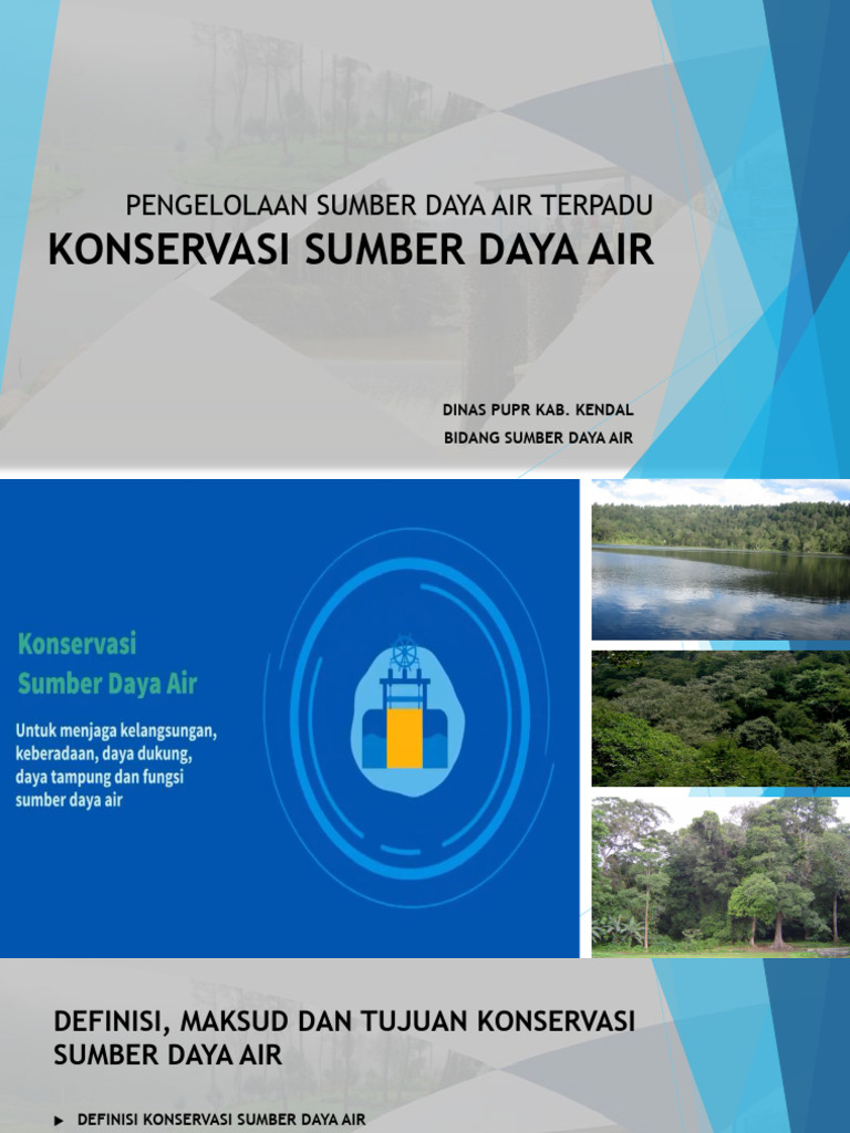 Konservasi Sumber Daya Air | PDF