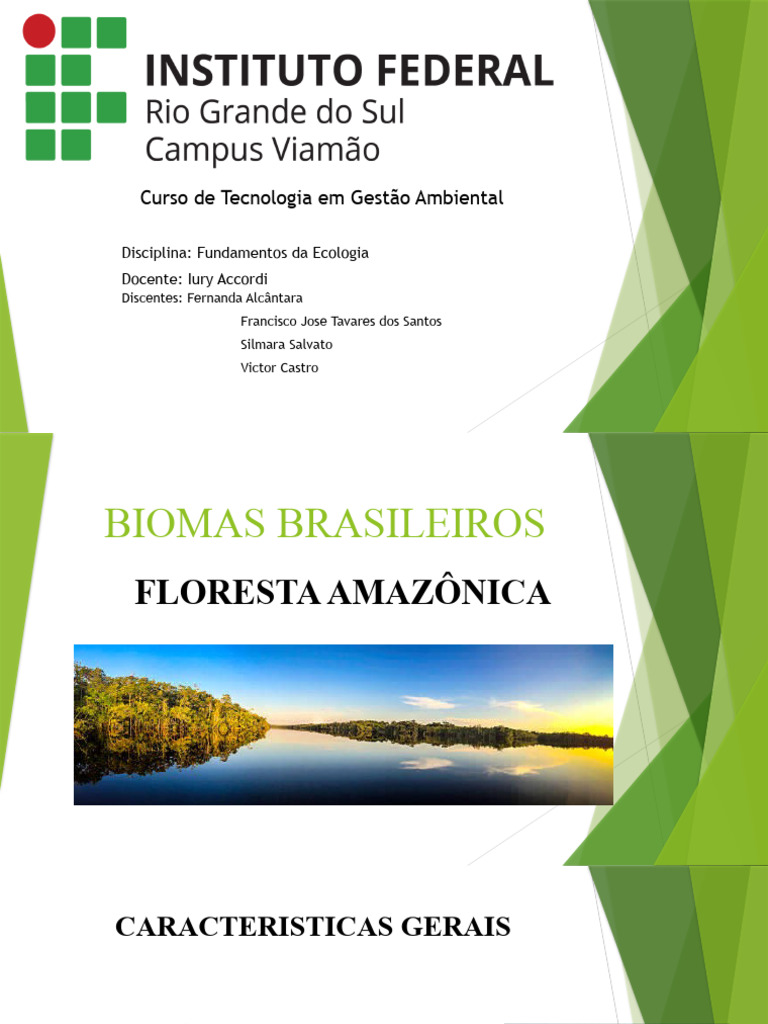 Biomas Brasileiros - Ecologia | PDF | Floresta Amazônica | Solo