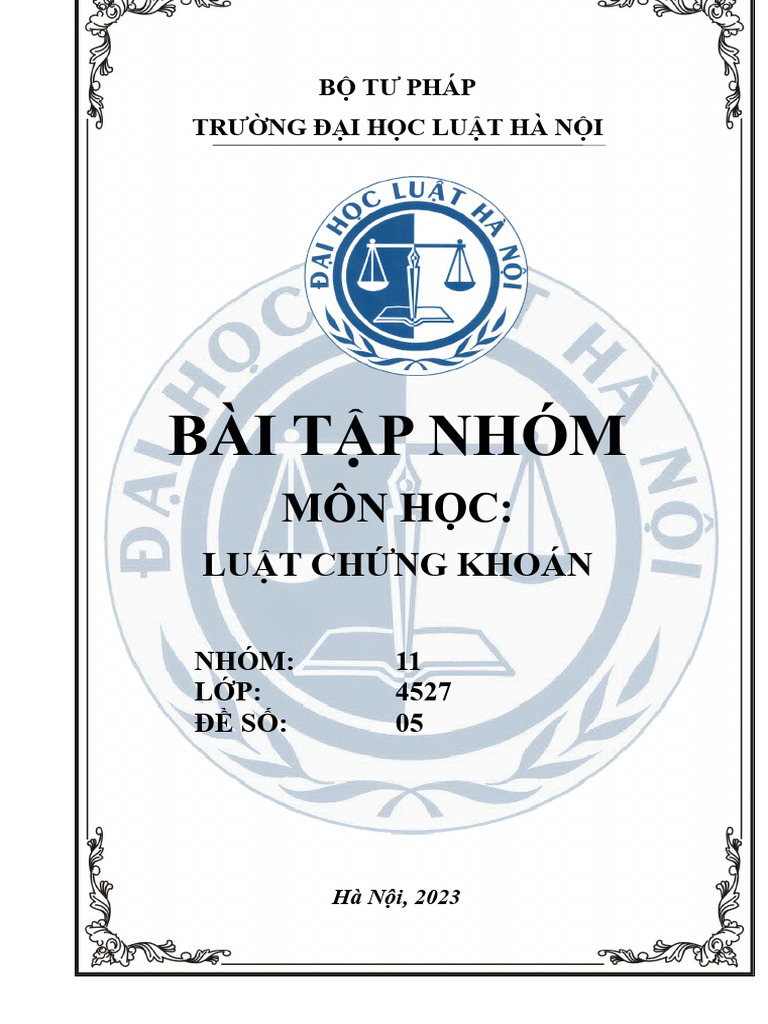 BTN CH NG Khoán | PDF