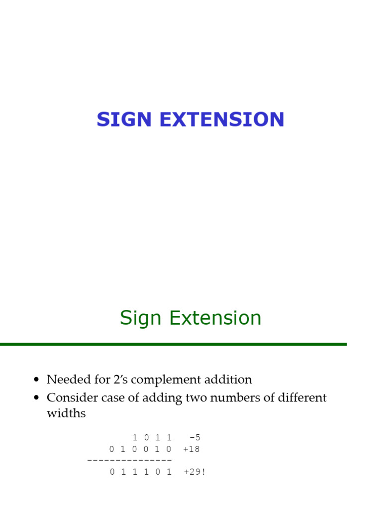Handout.sign.extension | PDF | Computer Engineering | Applied Mathematics Handout.sign.extension | PDF | Computer Engineering | Applied Mathematics