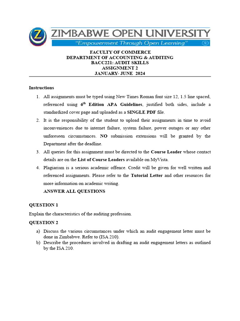 Bacc221 Assignment 2 | PDF | Technology & Engineering