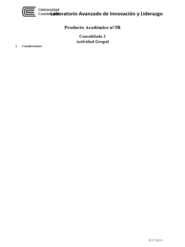 PA 3B 2023 Lab. Avanzado | PDF | Innovación | Liderazgo