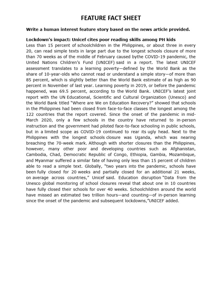 Feature Fact Sheet | PDF | Social Science | Self-Improvement