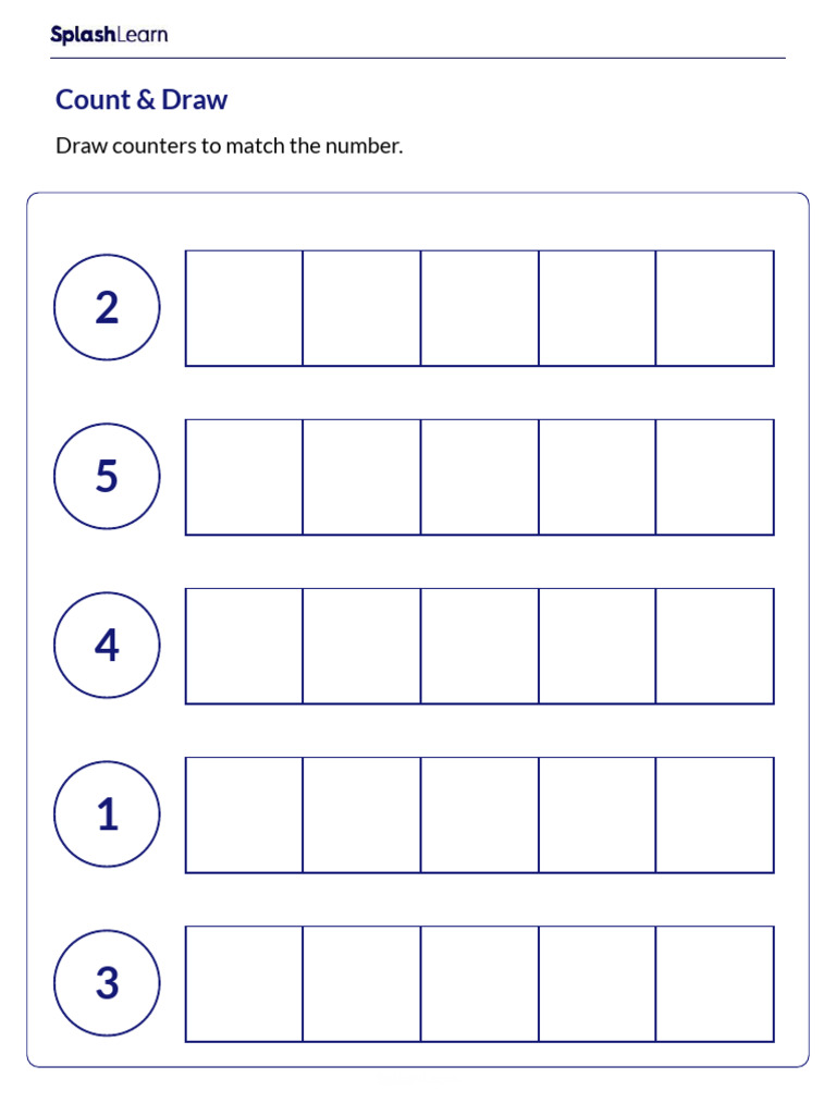 Drawing and Math Worksheet | PDF