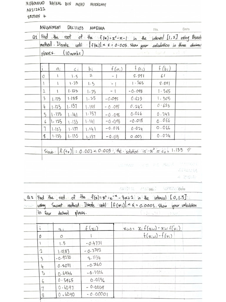 Assignment Algebra | PDF