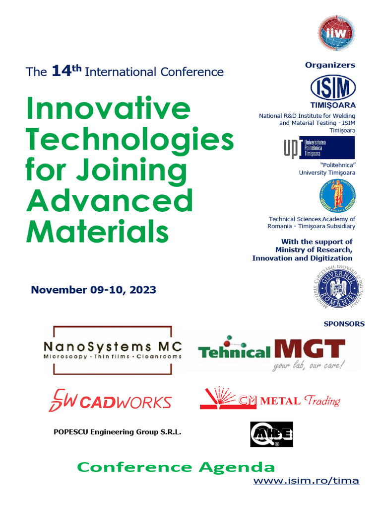 Tima 2023 Presentations | PDF | Welding | Construction