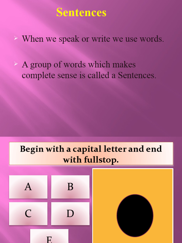 Understanding Sentence Types | PDF