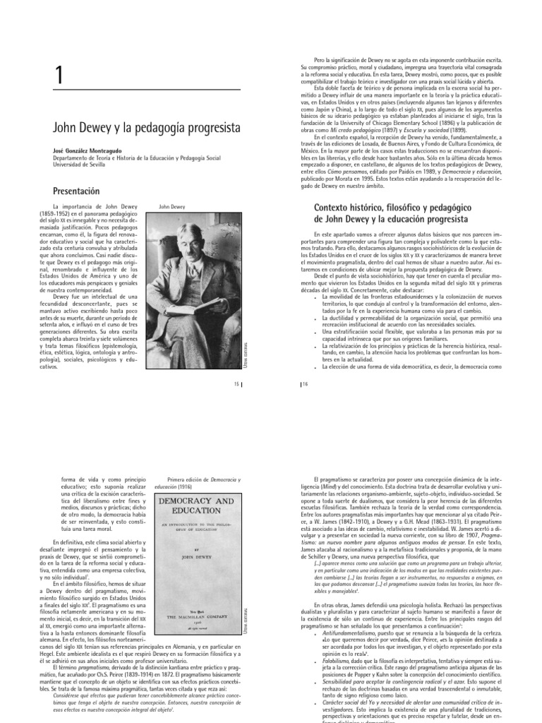 Dewey | PDF | John Dewey | Pragmatismo