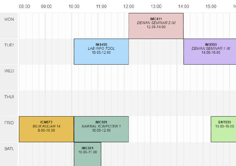 UiTM Timetable Generator 03 26 2024 | PDF