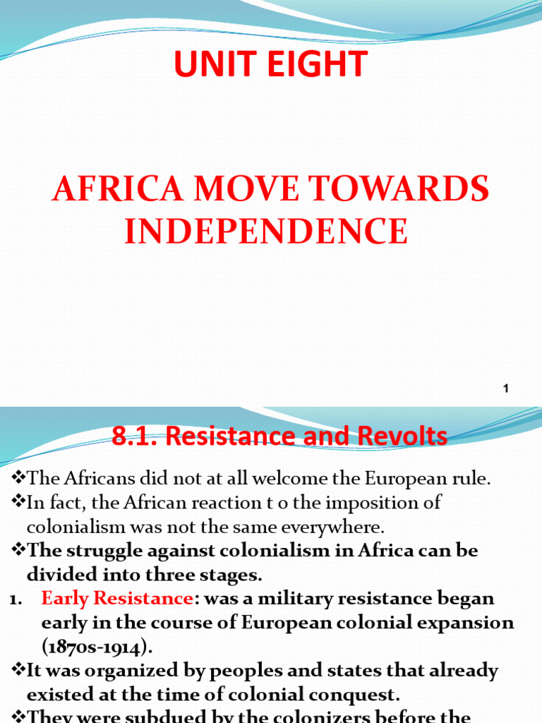 Africa's Path to Independence | PDF | Pan Africanism | Democratic ...