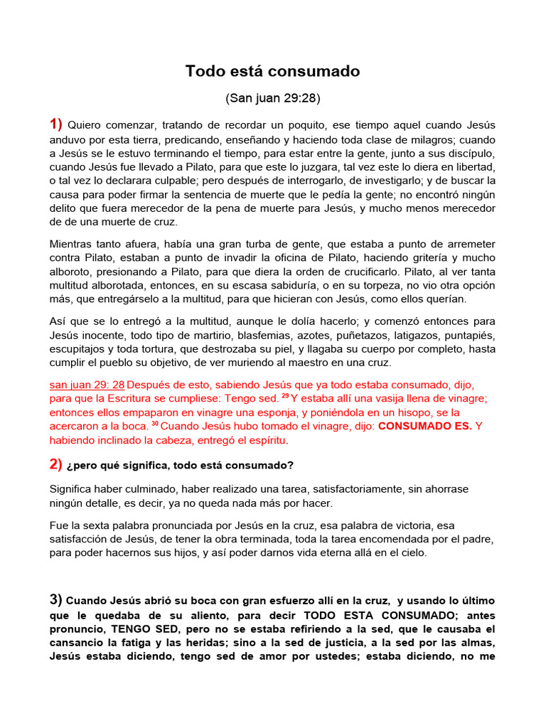 Consumado Es | PDF | Jesús | Evangelio de Mateo