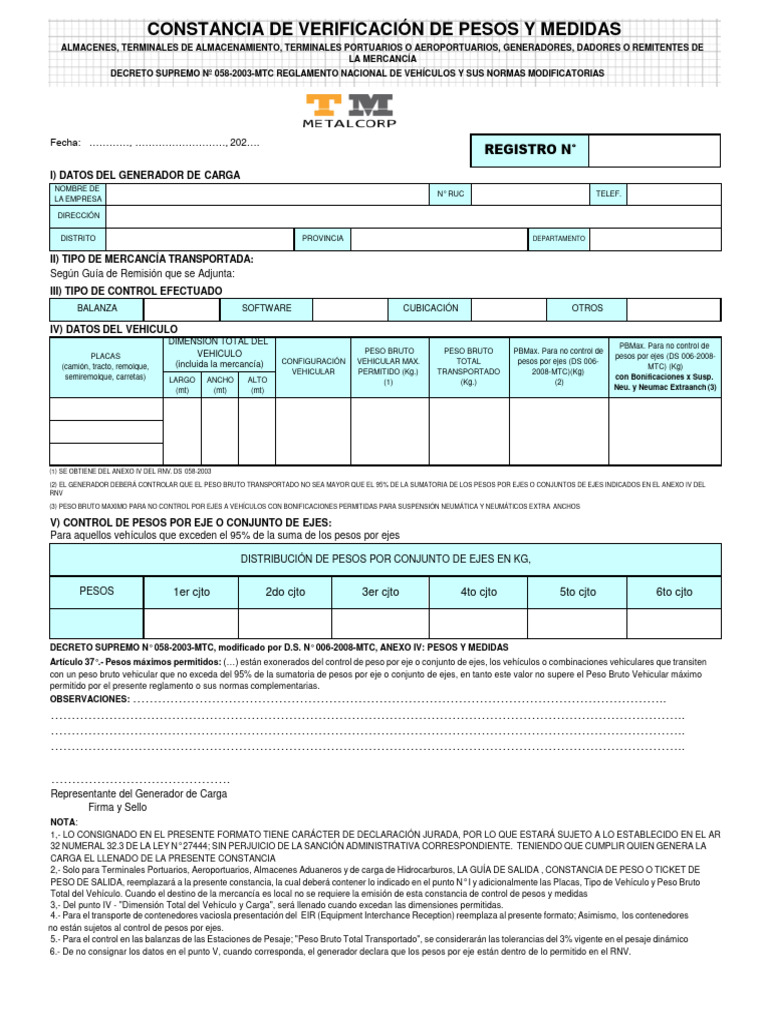 Pesos y Medidas Formato | Descargar gratis PDF | Tecnologías ...