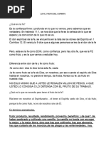 Los Tres Tipos de Fe: 1. La Fe Salvadora 2. La Fe Como Fruto 3. La Fe ...