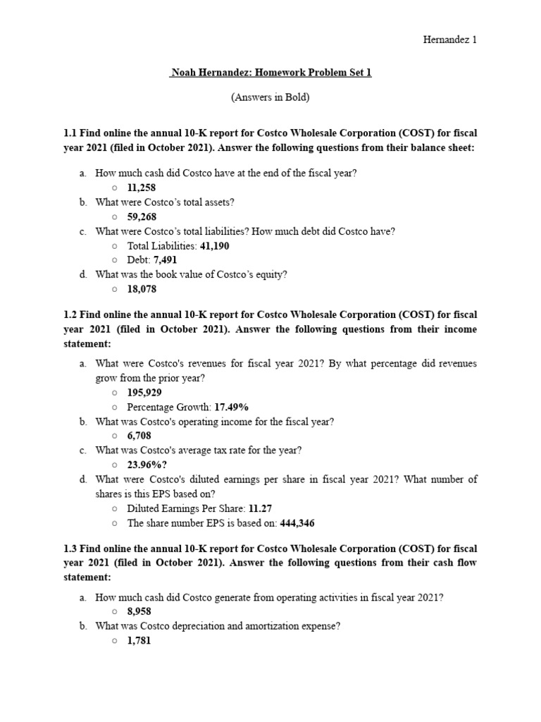 Homework Problem Set 1 Pdf Bonds Finance Present Value