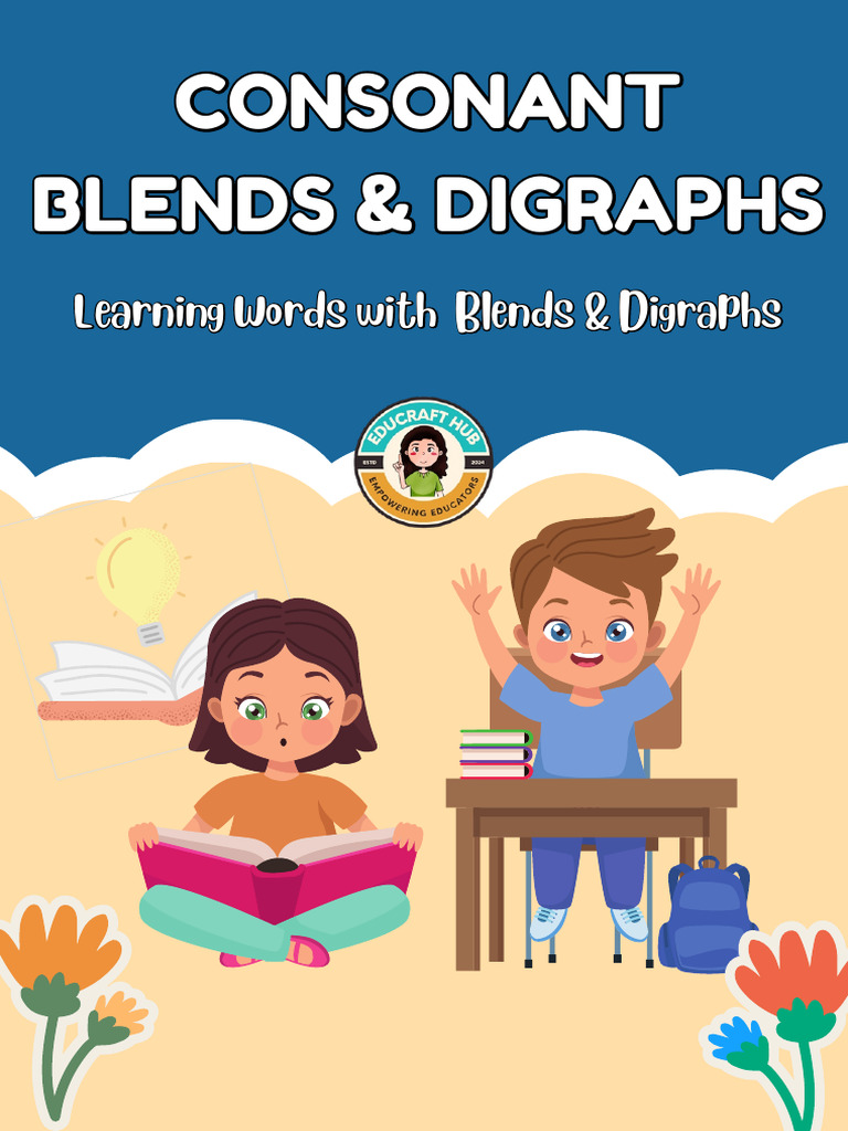 Consonant Blends Digraphs Words Sentences | PDF