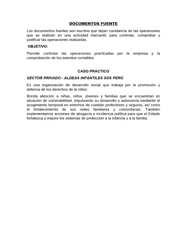 Documentos Fuente | PDF