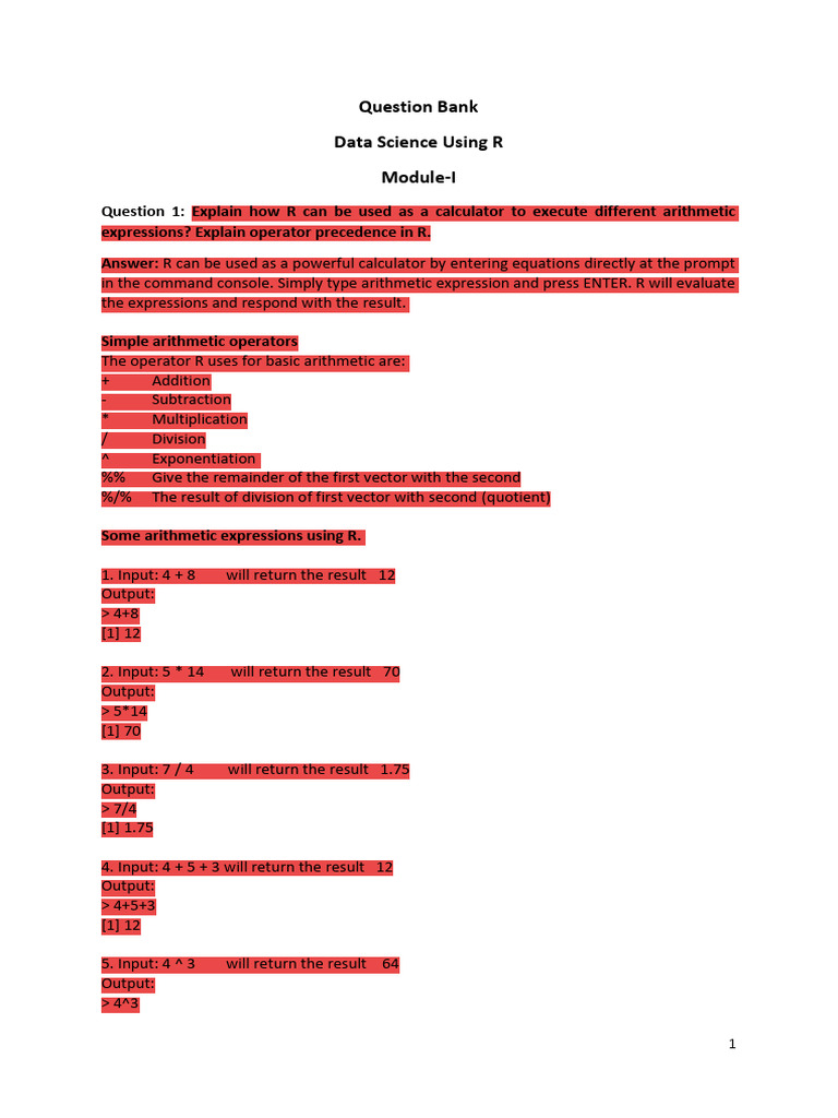R Language Notes | PDF | Control Flow | Matrix (Mathematics) R Language Notes | PDF | Control Flow | Matrix (Mathematics)