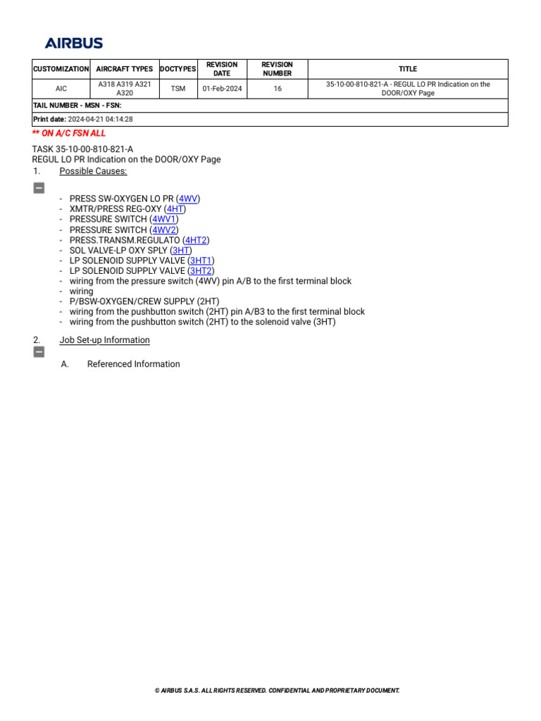 AIC - A318 _ A319 _ A320 _ A321 - TSM - 01-Feb-2024 - 35-10-00-810-821-A - REGUL LO PR ...