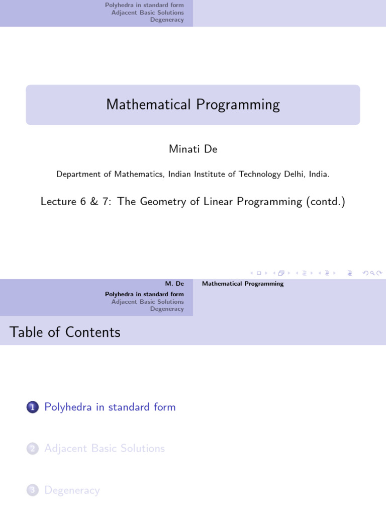 Lect7 Optimization | PDF | Mathematical Concepts | Mathematical Analysis