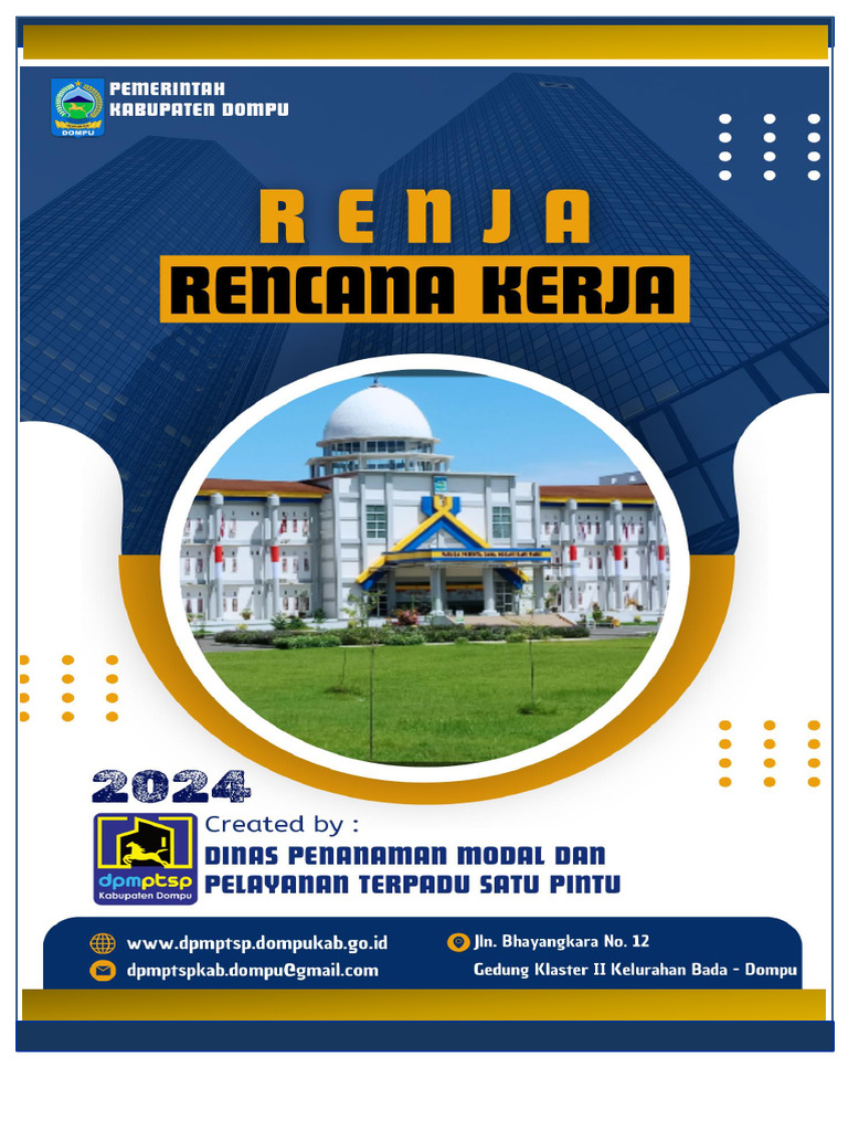 Contoh Renja Tahun 2024 | PDF