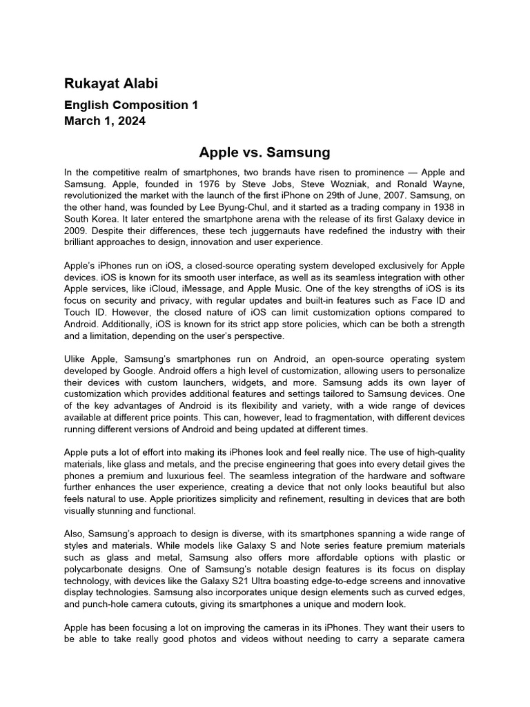 Touchstone 2.1 English Composition 1 | PDF | Smartphone | Ios Touchstone 2.1 English Composition 1 | PDF | Smartphone | Ios