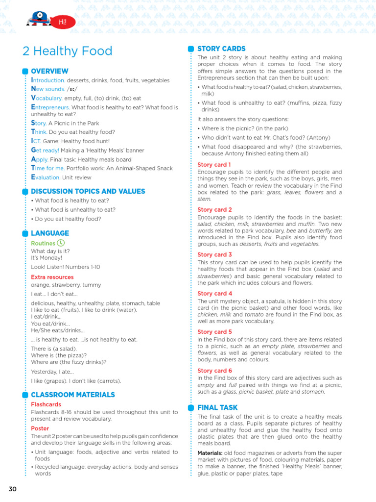 Healthy Eating Activities for Kids | PDF | Foods | Healthy Diet