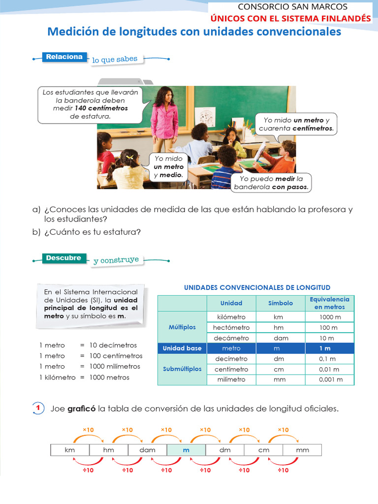 Unidades de Longitud Convencionales | PDF | Metro | Metrología