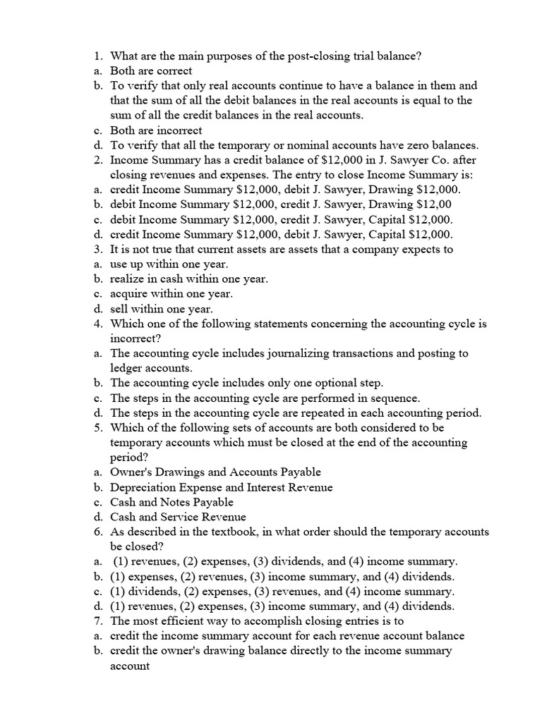 Accounting Basics Quiz | PDF | Debits And Credits | Expense