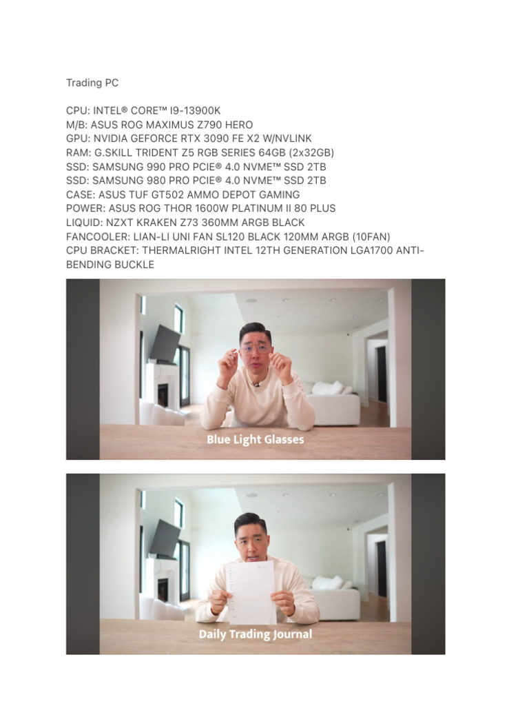 Trading PC | PDF | Games & Activities | Technology & Engineering