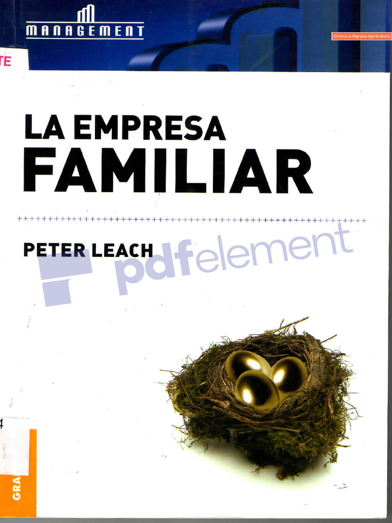 La Empresa Familiar - Peter Leach | PDF