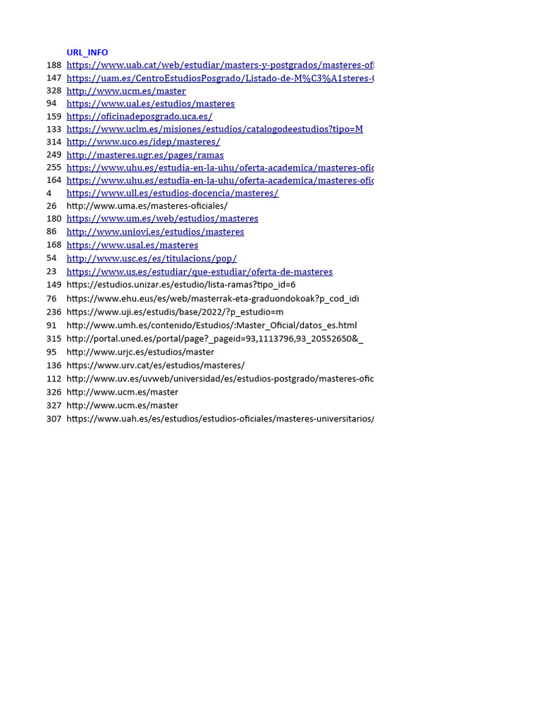 Masterm Psicología General Sanitaria España | PDF | Titulo academico ...
