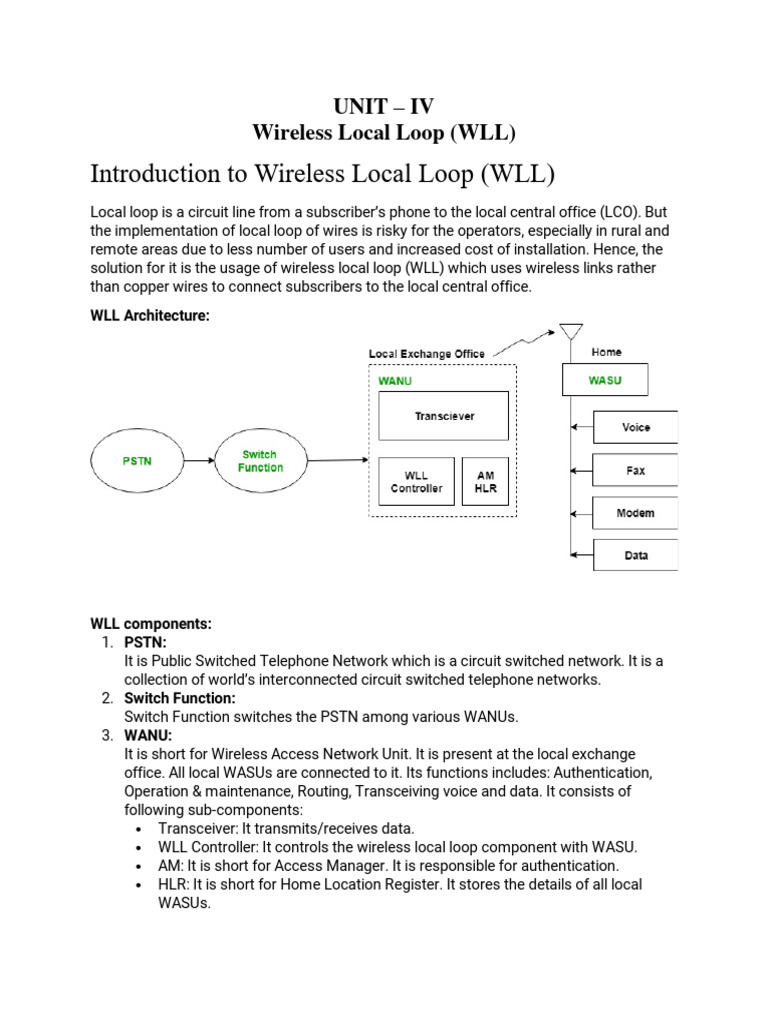 WC UNIT 4 | PDF | Wireless Ad Hoc Network | Telecommunications Engineering