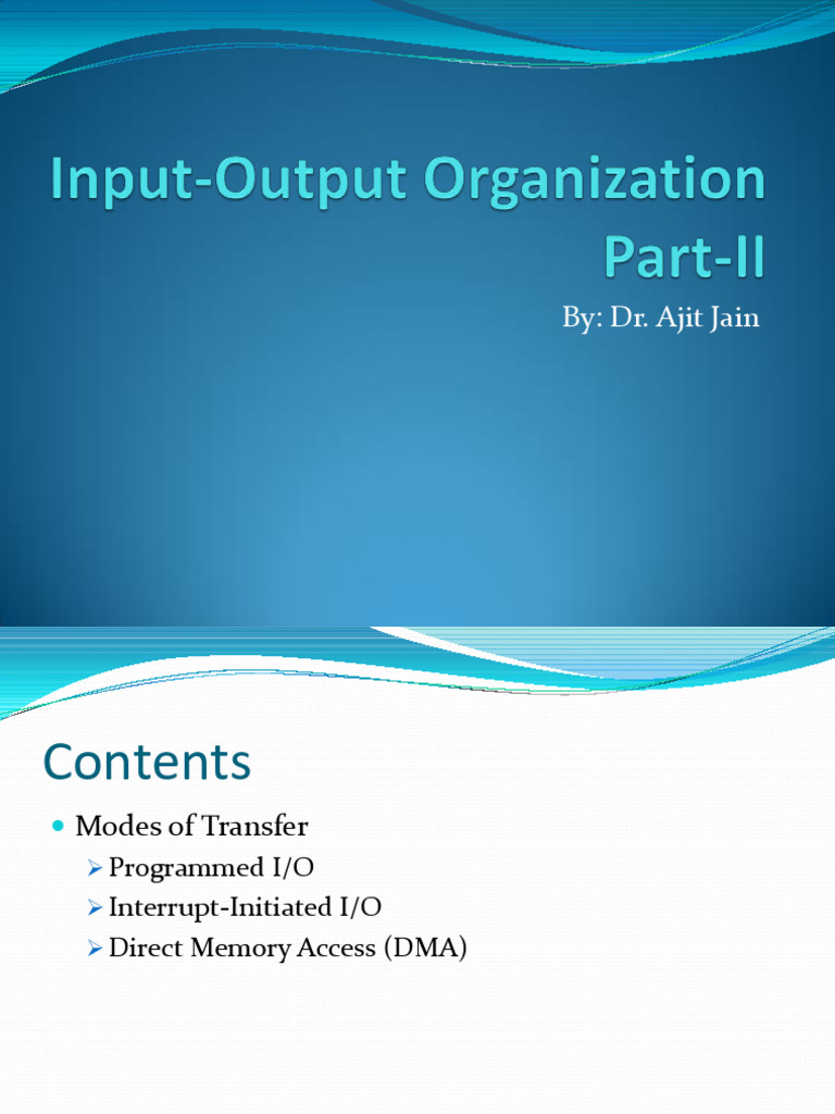 IO Interface Part II | PDF | Input/Output | Manufactured Goods IO Interface Part II | PDF | Input/Output | Manufactured Goods
