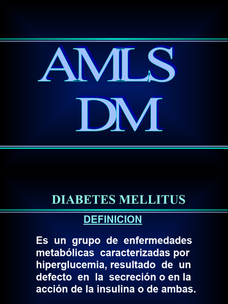 Diabetes Mellitus Dx. Modulo de Endocrinologia, Medicina Int | PDF ...