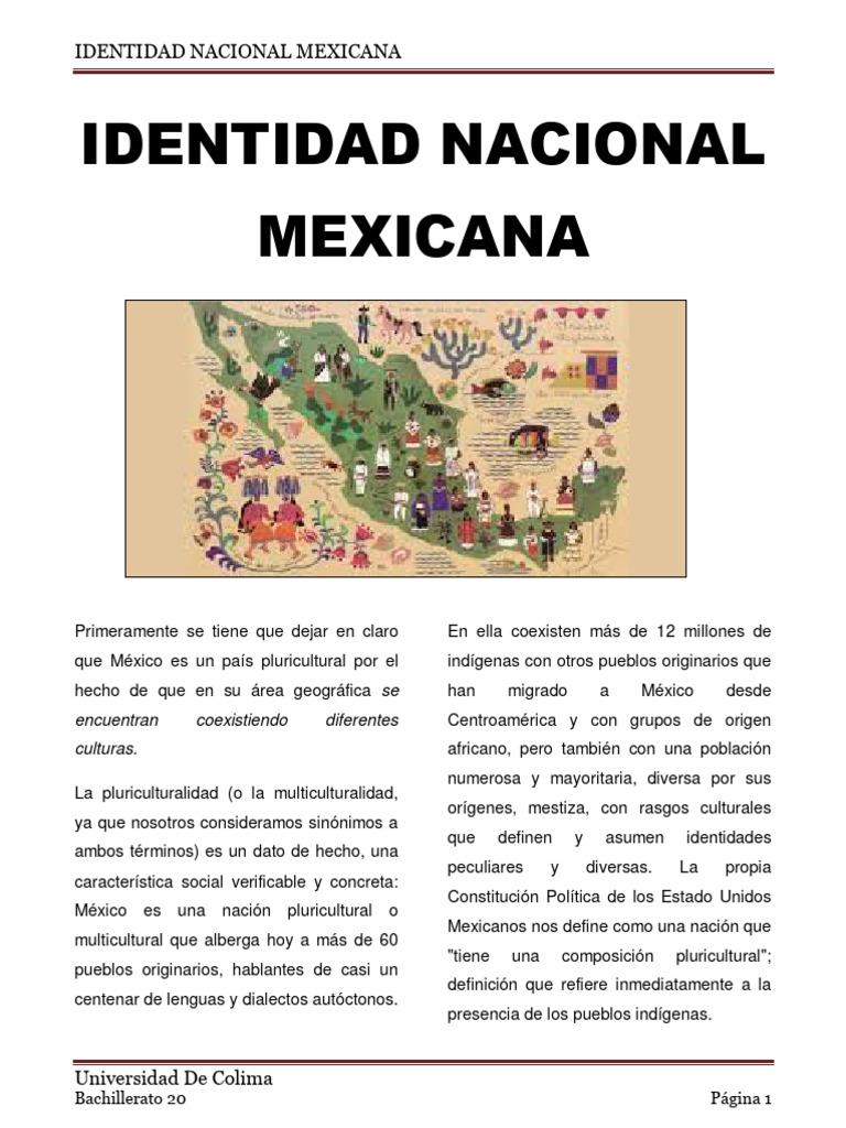 Identidad Nacional de México | Descargar gratis PDF | México ...