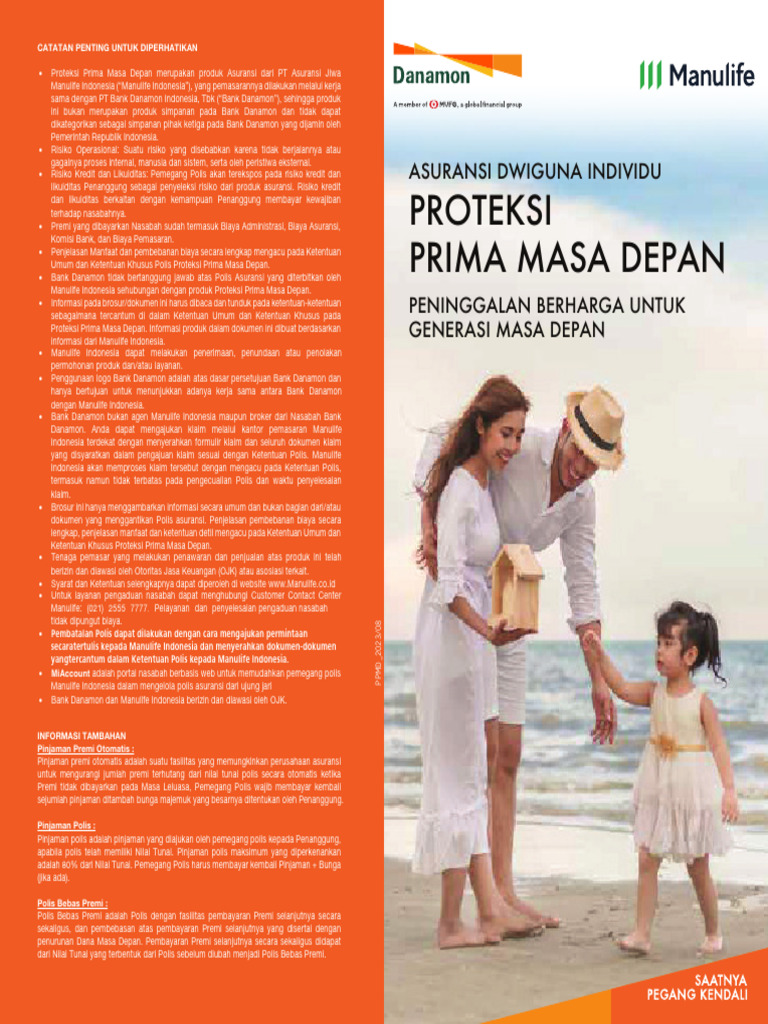 Brosur Proteksi Prima Masa Depan | PDF