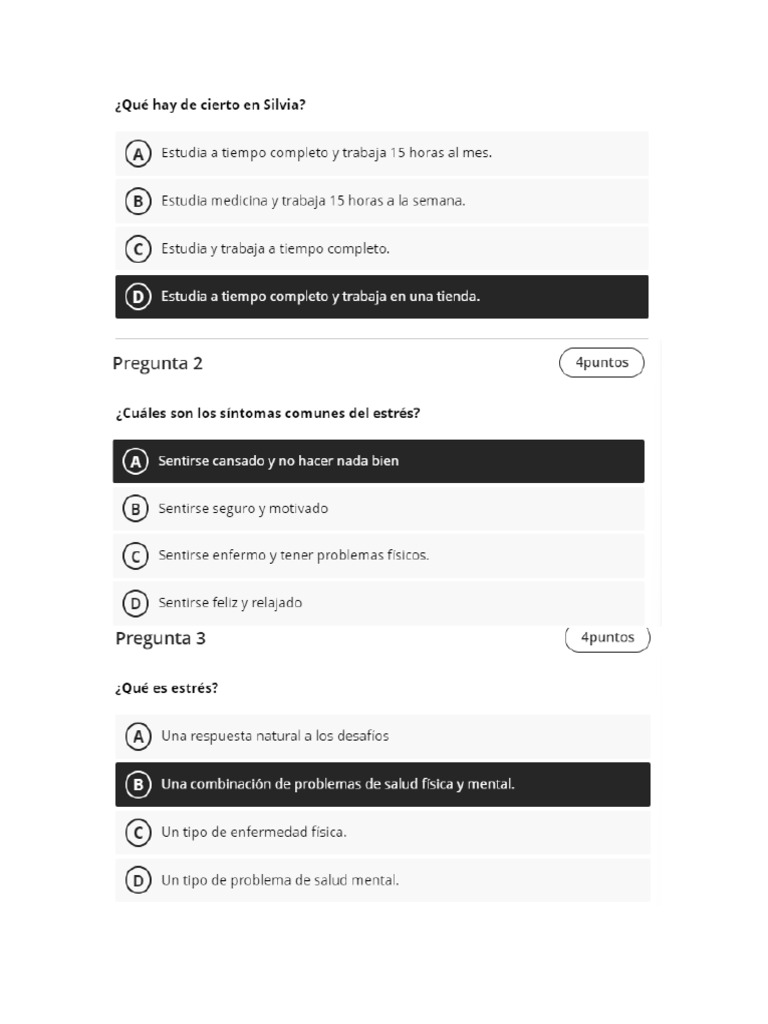 Respuestas Del Speaking 3 | PDF