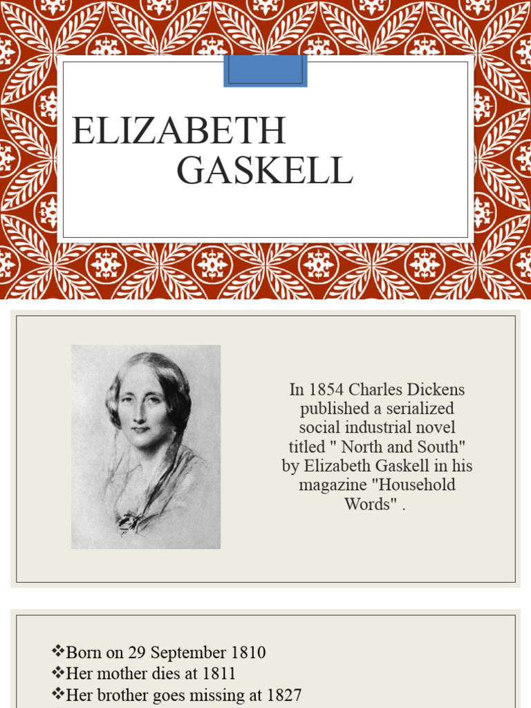 Elizabeth Gaskell's Literary Contributions | PDF