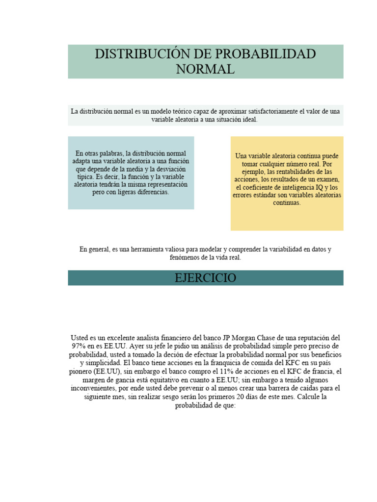 Trabajo de Examnes de Auditoria | PDF | Distribución normal