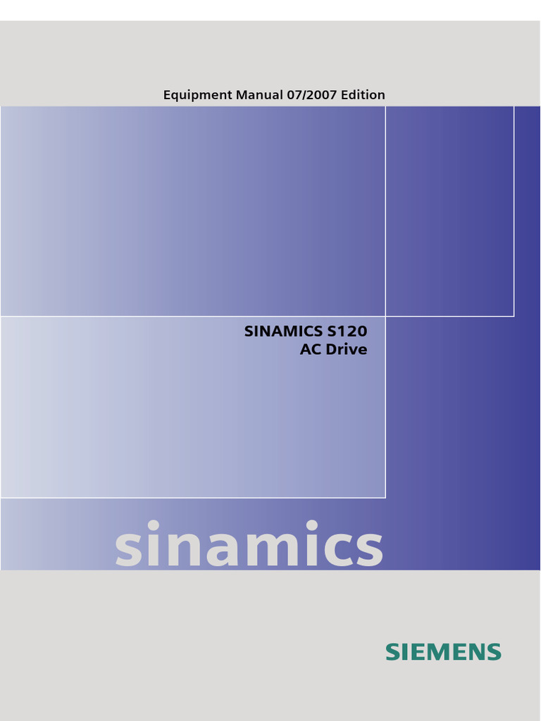 Sinamics s120 en-us | PDF | Electrostatic Discharge | Alternating Current