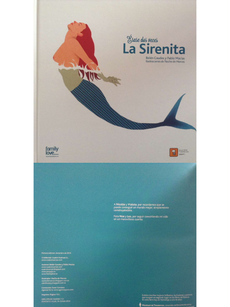 La Sirenita Erase Dos Veces Belen Gaudes y Pablo Macias Vocabulario | PDF