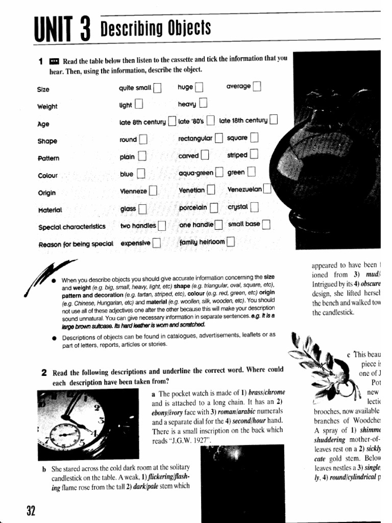 Describe An Object | PDF