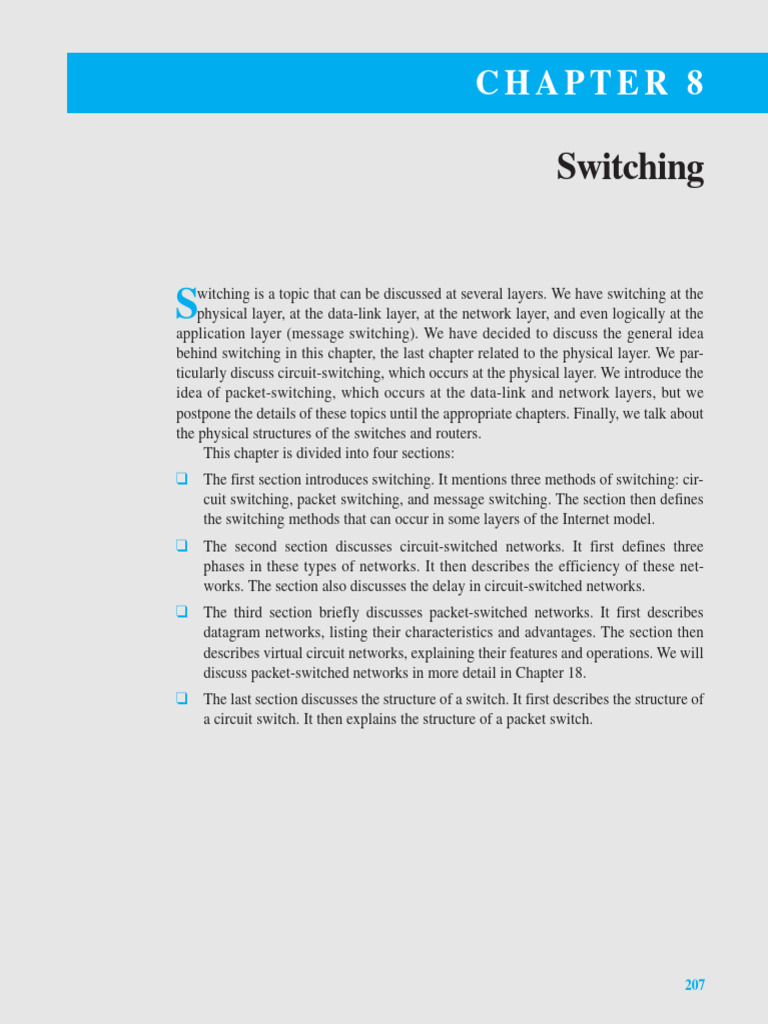 Unit 4 | PDF | Computer Network | Packet Switching