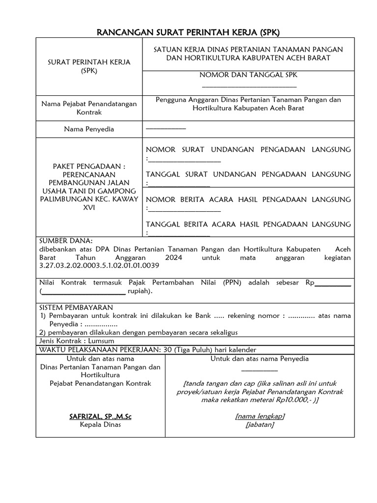 Rancangan SPK Perencanaan Jut Palimbungan | PDF